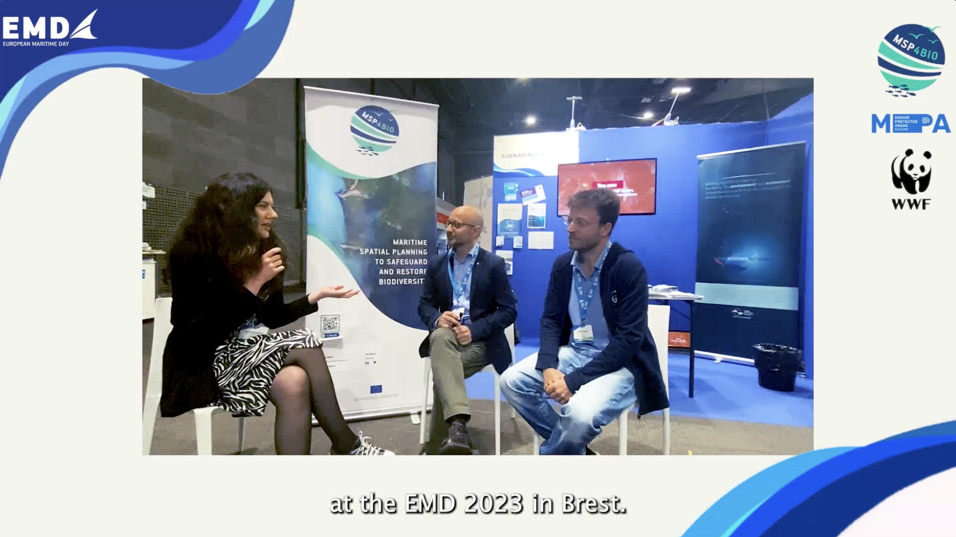 Interview at the European Maritime Day '23! | MSP4BIO